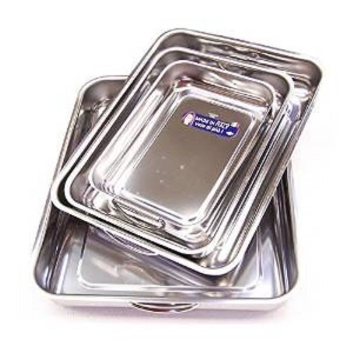 PLAT A FOUR INOX X4 LUXE TAILLE 25/30/35/40 CM CODE 05042000 ...