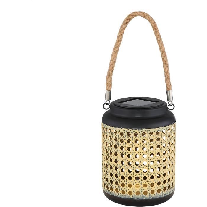 Lampe Solaire Extérieure - Lanterne Sur Pied Avec Chiffon D'Entretien ...