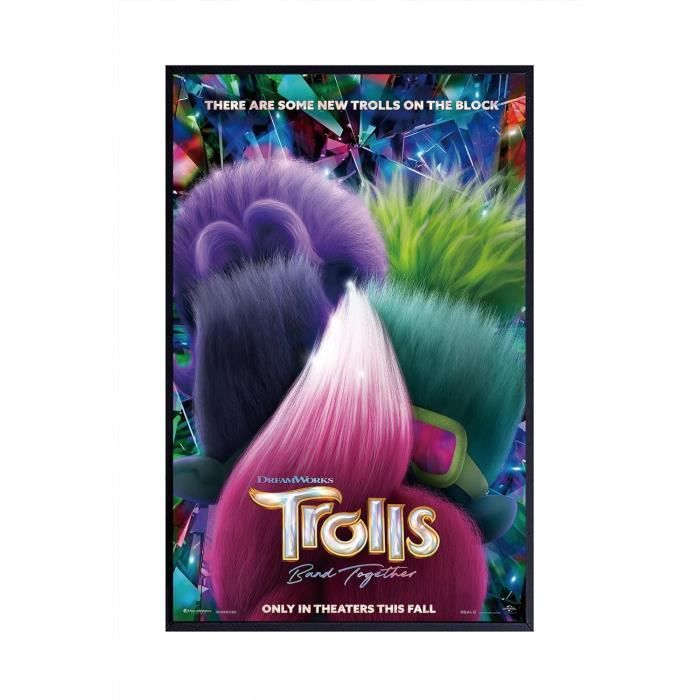 Anime Cartoon Trolls Band Together Movie Poster Film - Poster Mural Mat ...