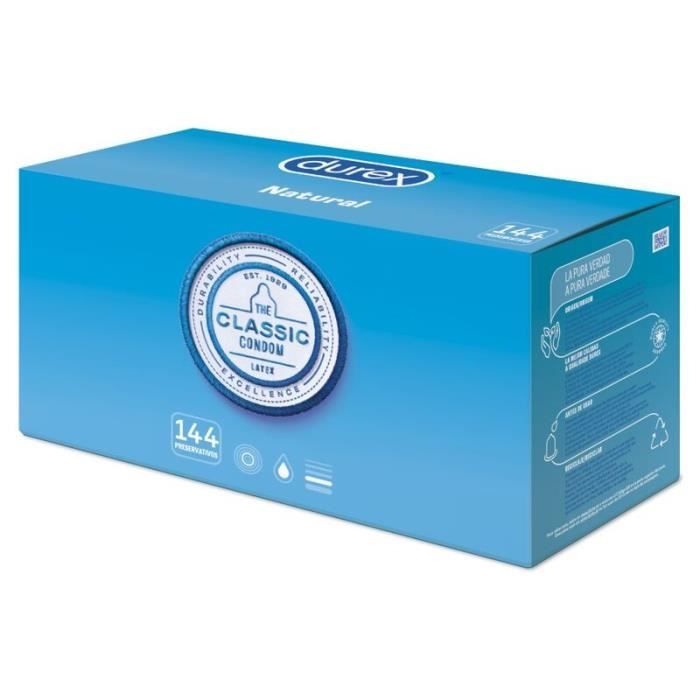 DUREX NATURAL 144 UNITS - Cdiscount Au quotidien