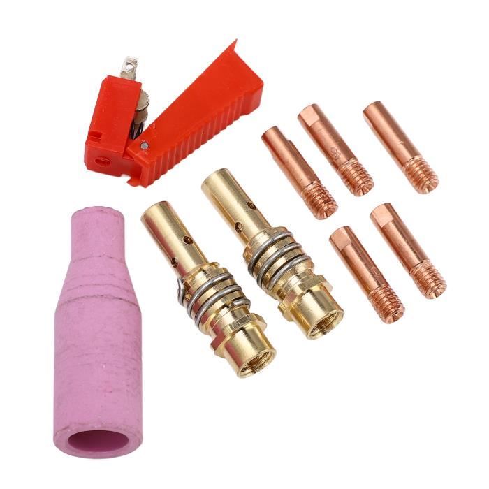 EJ.life Accessoires de soudage à l'arc TIG Argon 9 pièces TIG Argon soudage à l'arc pistolet ...