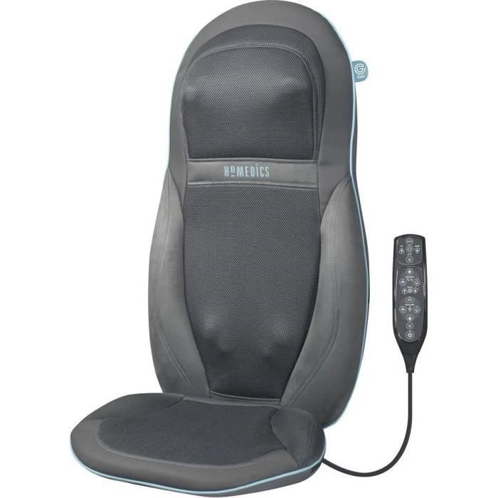 Homedics Siège De Massage Pour Le Dos Et Epaules 79 Cm X 46 Cm Gris