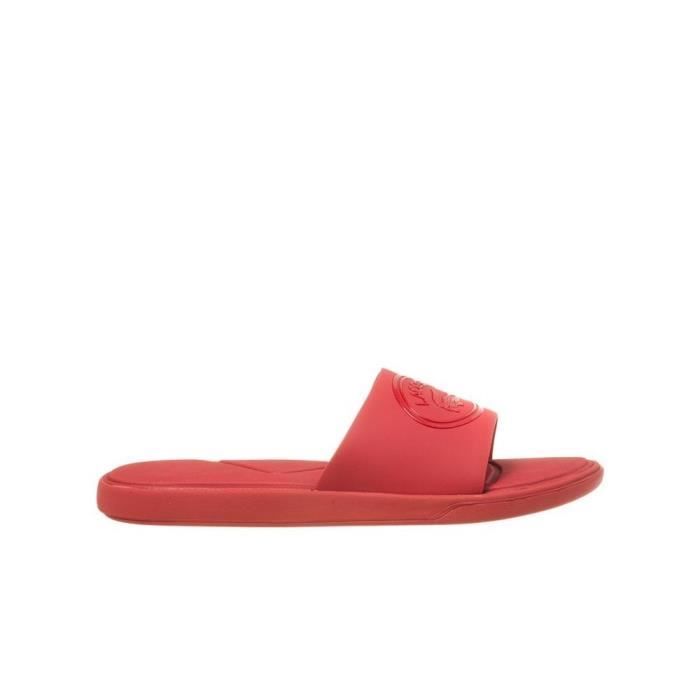LACOSTE Tongs L30 Slide Rouge - Femme/Adulte - Cdiscount Sport