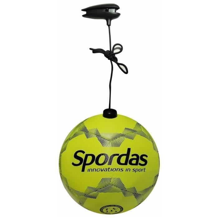 Mini ballon Spordas SwingSkill - Jaune/Noir - Football - Adulte - Homme ...