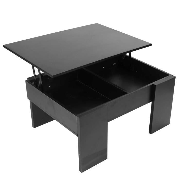 Table basse relevable Table basse moderne avec espace de rangement ...