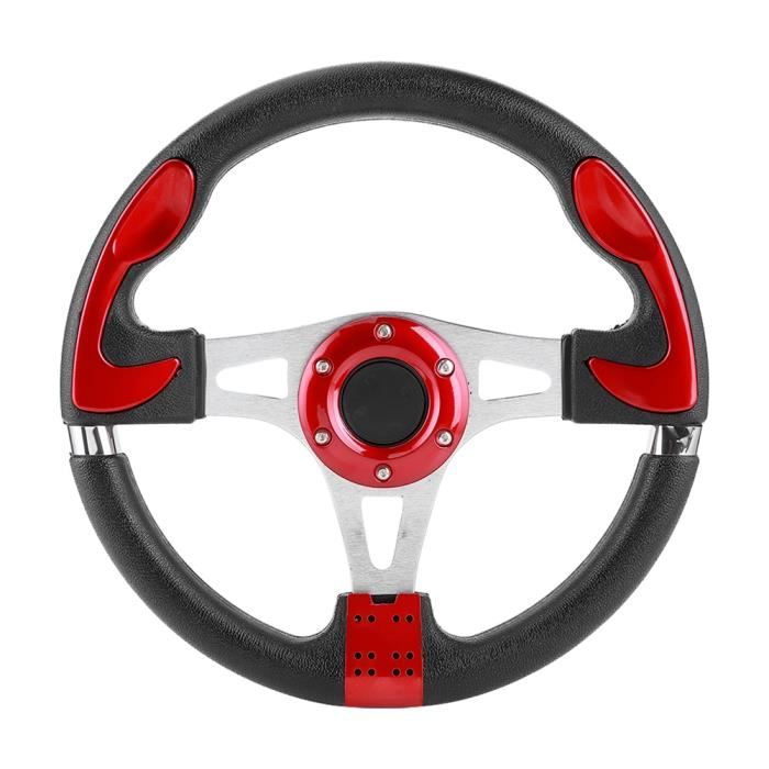 Qiilu volant sport Volant de sport de voiture de 320 mm/12,5 pouces ...