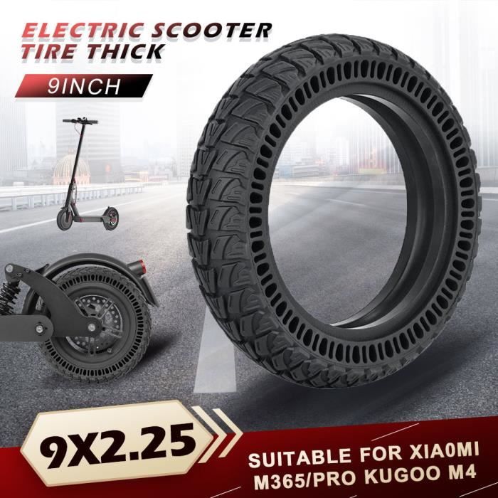 2pcs Pneu anti crevaison 9x2.25 inch pour Trottinettes Xiaomi M365 ...