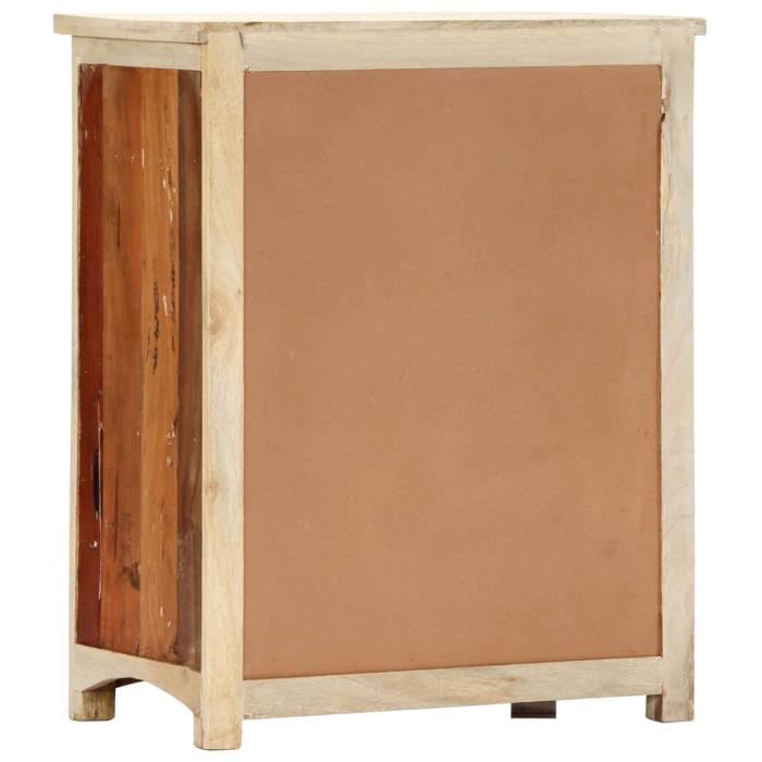 ABB Armoire latérale 60 x 30 x 75 cm Bois de récupération massif ...
