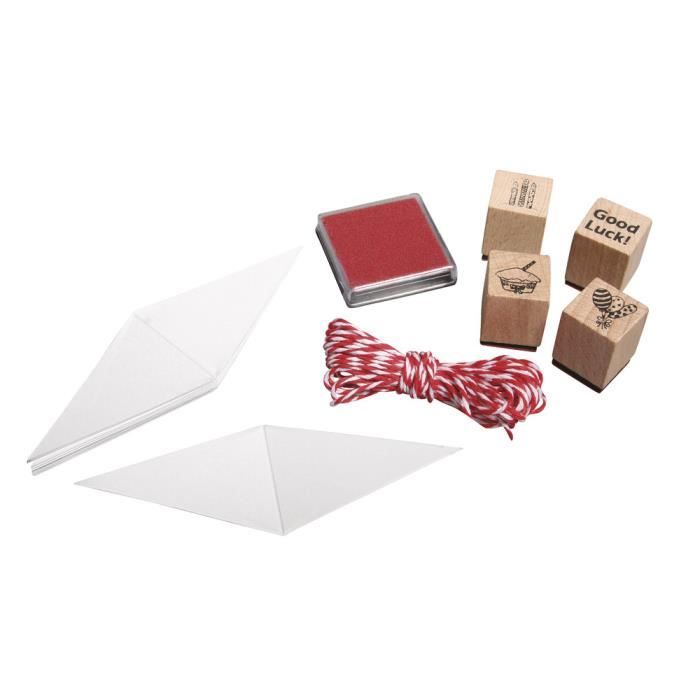 Kit tampons Good Luck - RAYHER - 28 pièces - Blanc et Bleu - Adulte ...