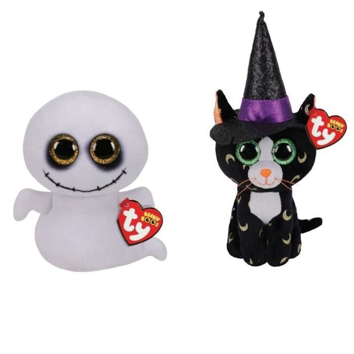 Ty - Peluches - Beanie Boo's - Halloween Fantôme & Halloween Pandora ...
