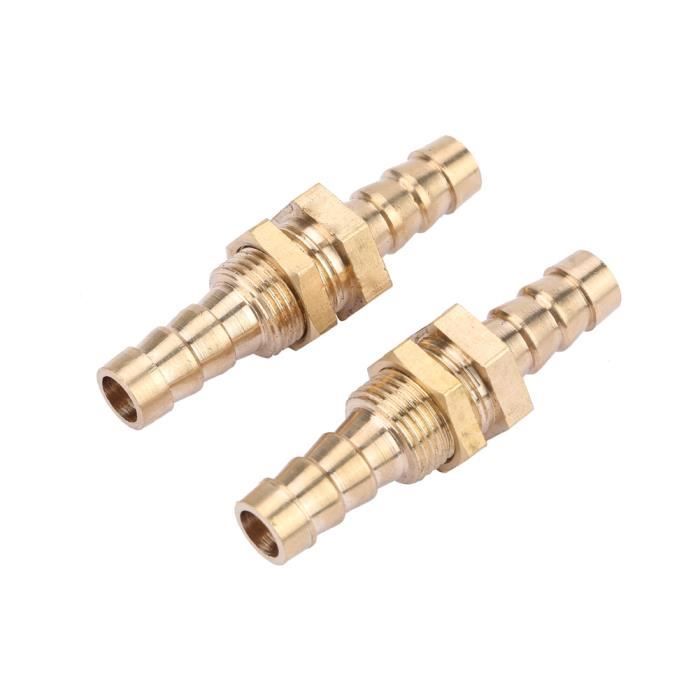 Raccord de tuyau - VBESTLIFE - 8mm - Laiton - 2 pièces - Haute qualité - Cdiscount Bricolage