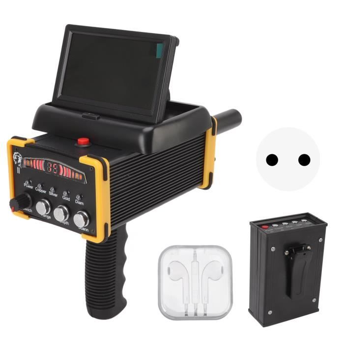 Détecteur de métaux - ZJCHAO - Modèle profond 30 m - Écran pliant ...