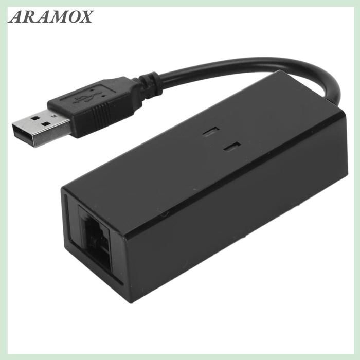 ARAMOX USB 56K External Modem Plug and Play - 10/8/7/Vista/XP, LINUX ...