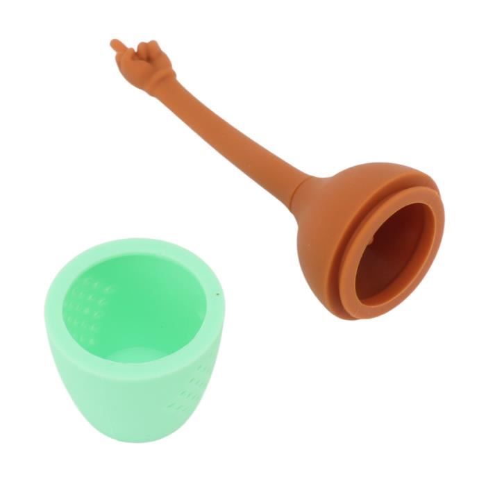 Fdit infuseur à thé caca Infuseur à thé drôle faux caca Silicone ...
