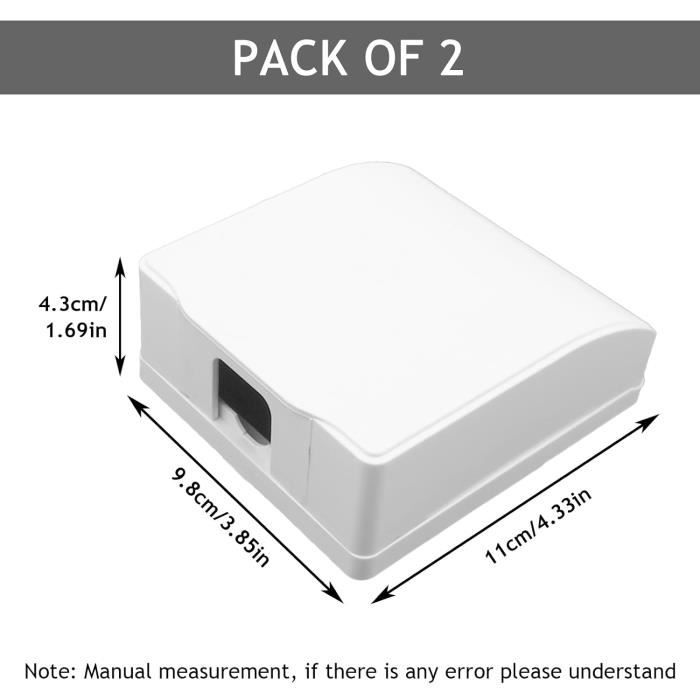 Type 86 Cache Prise Etanche Electrique Murale 2 Pièces Cache Prise ...