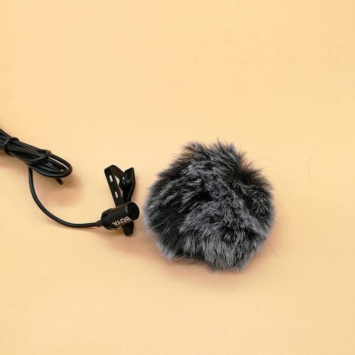 Lavalier Bonnette De Microphone, 4 Pcs Furry Windscreen Muff Bonnette ...