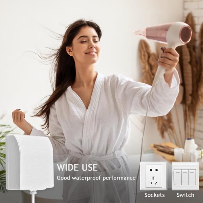 Type 86 Cache Prise Etanche Electrique Murale 2 Pièces Cache Prise ...