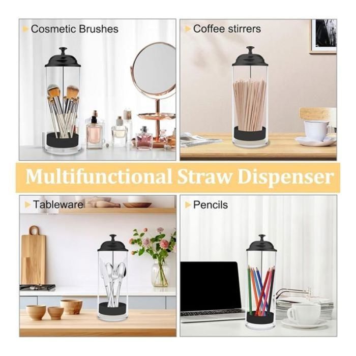 Support de Paille pour Pailles de Taille Standard Distributeur de ...