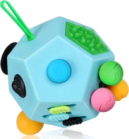 Le Bleu t Cube à 12 Faces - Cube Anti Stress Toys Adultes t Antistress ...