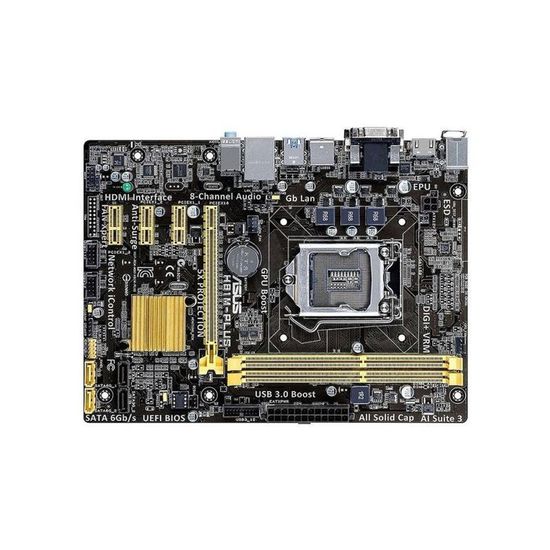 Carte mère ASUS H81M-PLUS Intel H81 LGA 1150 2xDDR3 16GB Micro ATX ...