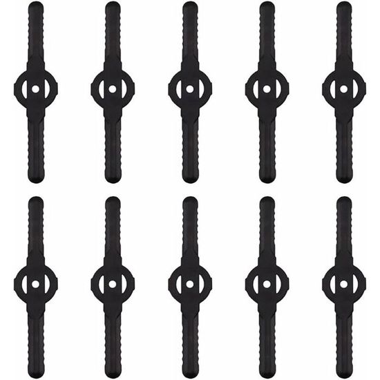 10 Pièces Lames de Tondeuse Jardin Tondeuse Accessoires, Lames de Rechange en Plastique, Outils ...