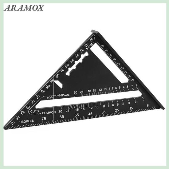 Règle de triangle en alliage en aluminium 7in Carrée de charpente pour ...