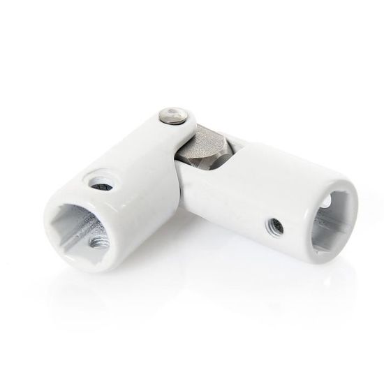 Cardan pour volet roulant - sortie hexagonale 10mm acier laqué blanc ...