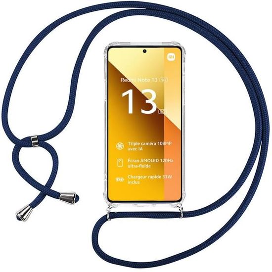 Coque - E.F.CONNECTION - Pour Xiaomi Redmi Note 13 5G - Transparente ...