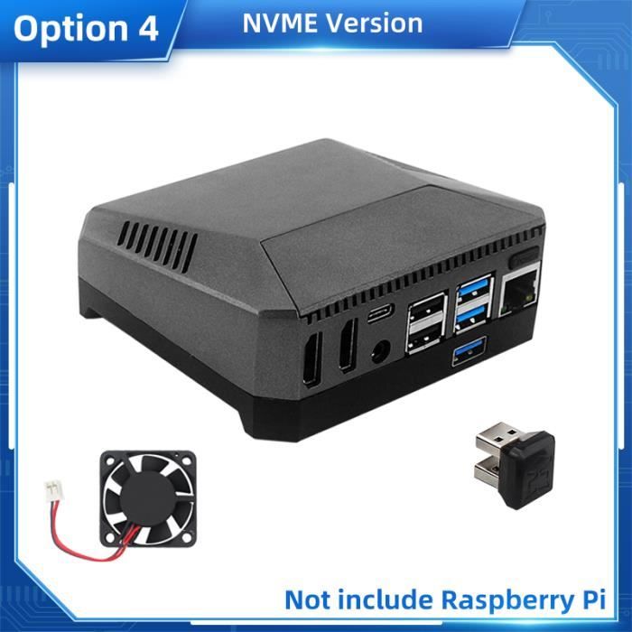 Option 4 - Raspberry Pi 4 Argon M.2, Boîtier Adaptateur Sata Ssd Vers ...