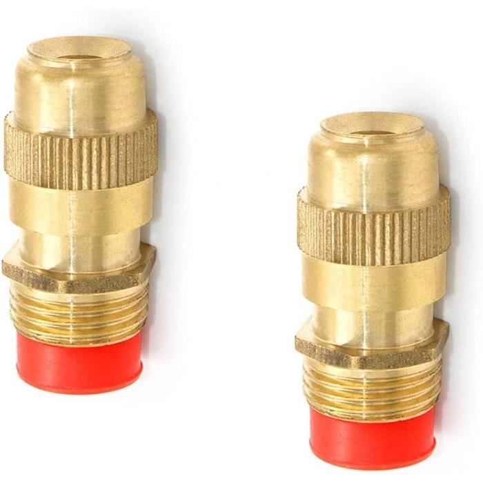 2 Pièces Buse de Pulvérisation Réglable, Connexion Filetée M22 Buses de Brumisation en Laiton ...