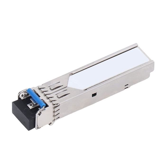 Convertisseur de média fibre Gigabit Ethernet Module optique Interface SFP 10 Gigabit Monomode ...