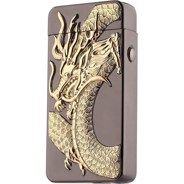 Briquet Électrique, Rechargeable Usb Briquet Avec Trois Dimensionnel ...