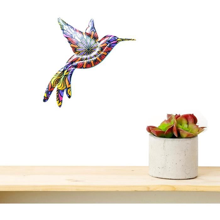 Décoration Murale Colibri en métal - Décorations murales de colibris ...