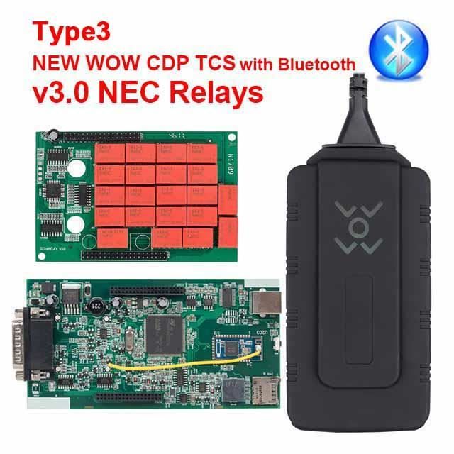 CDP TCS multidiag pro Bluetooth 2016.R0 keygen V3.0 NEC Relais obd2 scanner voitures camions ...