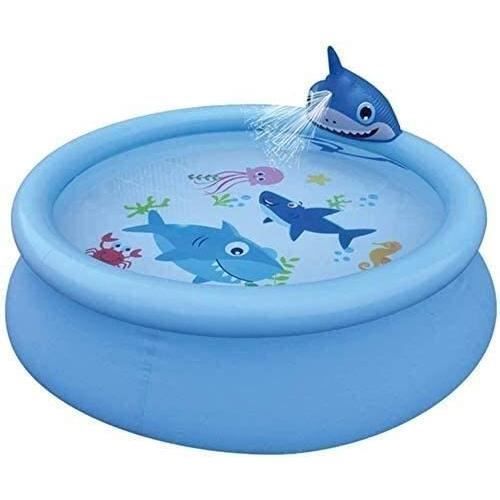 JEUX DE PISCINE JEUX GONFLABLES Piscine Gonflable Jeu de Jets d'eau en ...