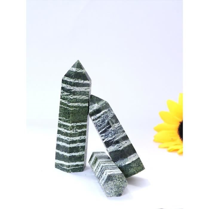 Pierre,Barre hexagonale en cristal 100% naturel, pointe de cristal ...