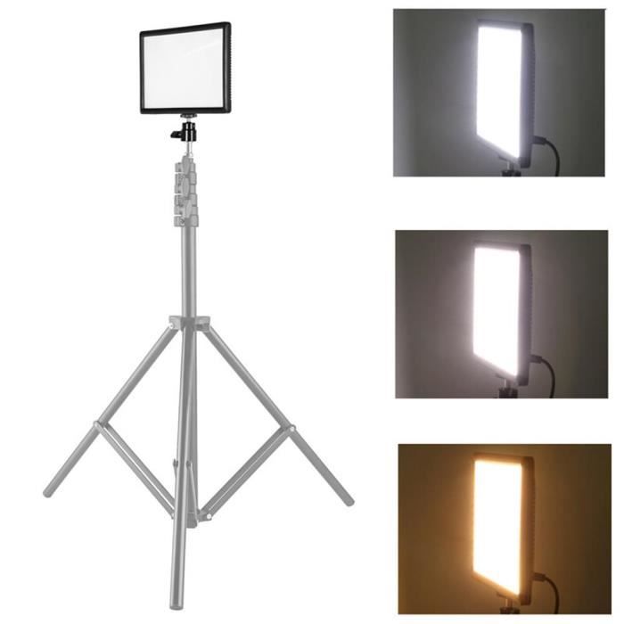 Zerodis Éclairage vidéo Caméra de lumière de remplissage à écran plat ...