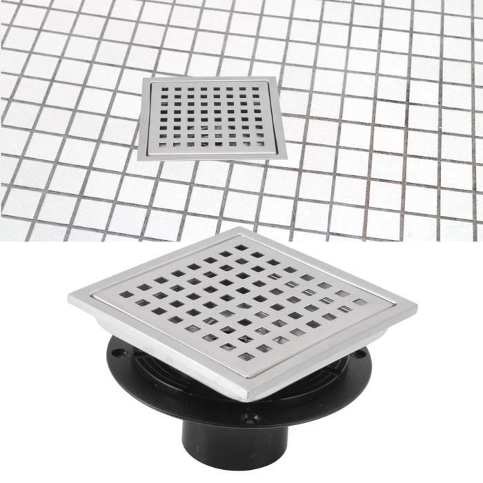 Drain De Sol Siphon De Sol De Douche Carré En Acier Inoxydable De 6 ...
