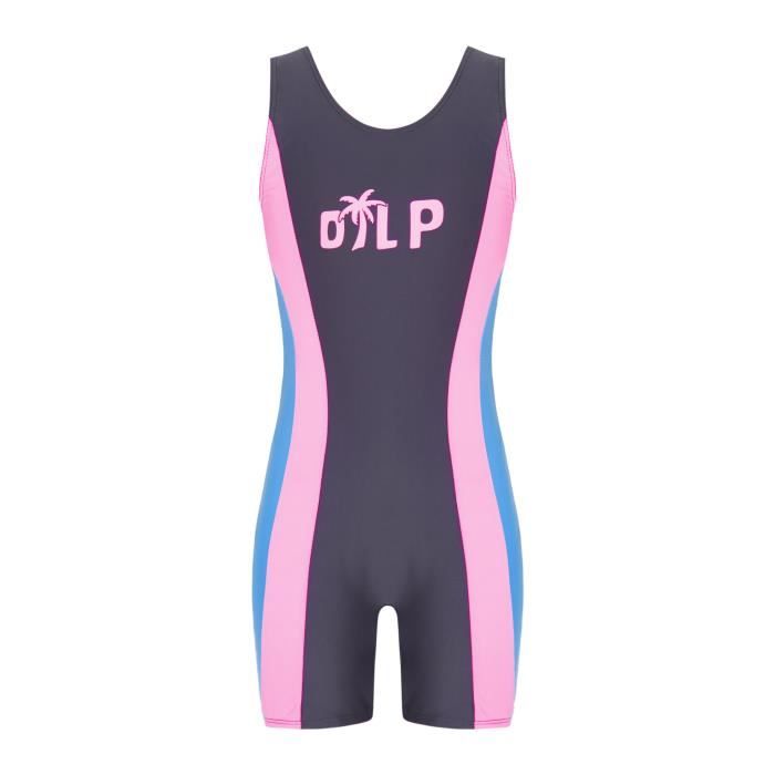 Iiniim Maillot de Bain Fille Enfant Combinaison Natation Plongée Surf ...