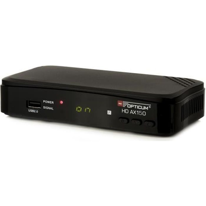 Récepteur satellite Full HD "HD AX 150" avec alimentation 12V ...