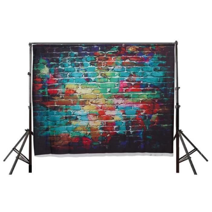 FOND DE STUDIO Photo couleur brique mur daim tissu photographie fond ...