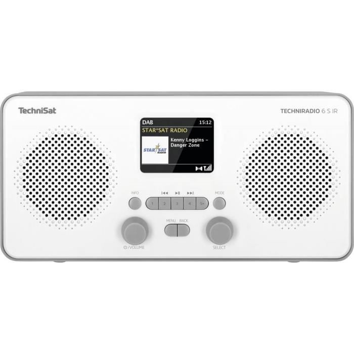 TechniSat TECHNIRADIO 6 S IR Radio de table Internet Internet, DAB+, FM ...