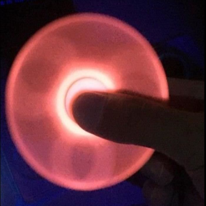 Hand spinner lumineux gyroscope gyro toupie doigt tri spinner cadeau ...