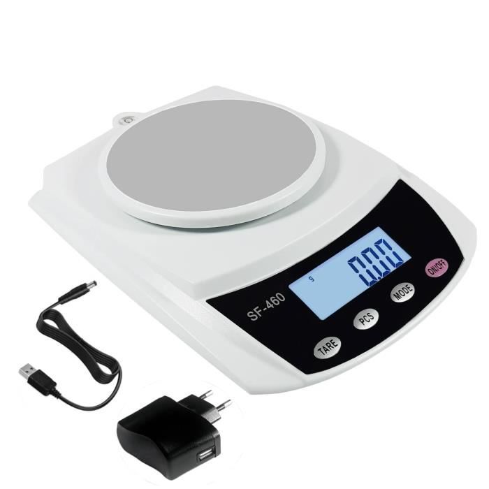 Balance Numérique Analytique Lcd 600 G X 0,01 G Pour École Laboratoire ...