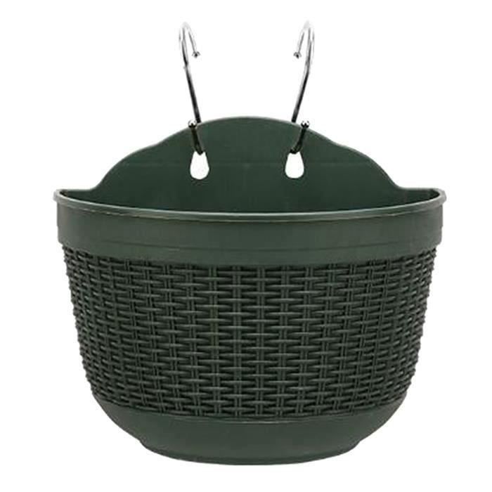 AZ07605-Pot de fleurs suspendu avec trou de Drainage et crochet en ...