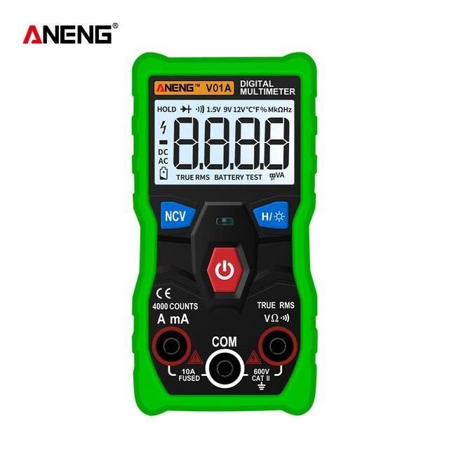 Multimetre,green--multimètre numérique V01A, outil de Test automatique ...