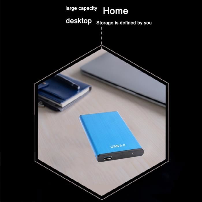 Disque Dur Externe Portable 2,5 Pouces Disque Dur Mobile USB3.0 Adapté ...