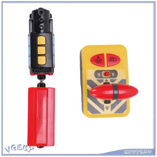 VGEBY RC Train Set RC Train Toy Construit in Sound and Light Effets ...