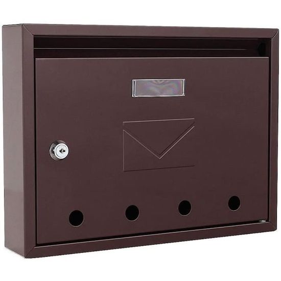 Mail PM 100 Boîte aux lettres Marron[89] - Cdiscount Bricolage