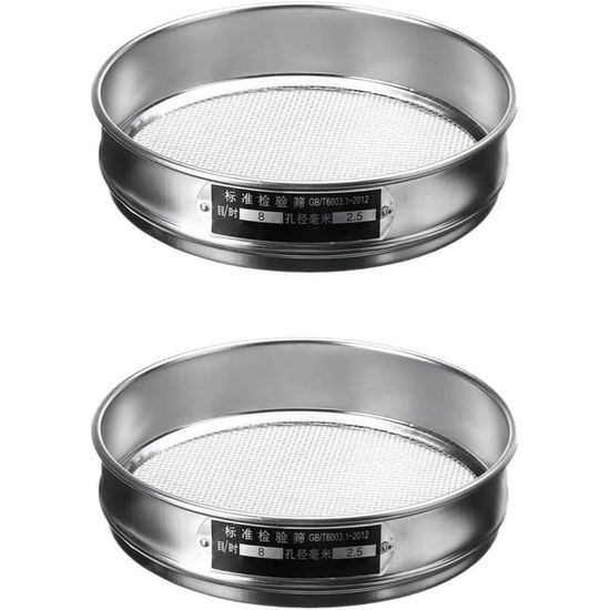 Lot De 2 Tamis À Terre En Pour Semences De Compost 2,5 Mm - Cdiscount ...